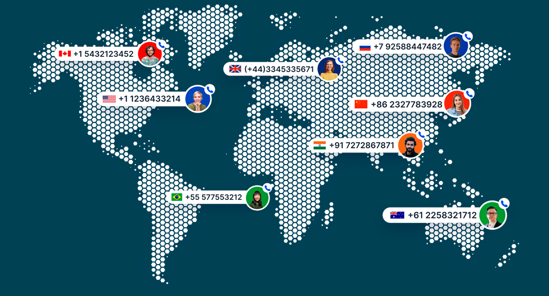 Buy Virtual Phone Numbers from Over 100 Countries!